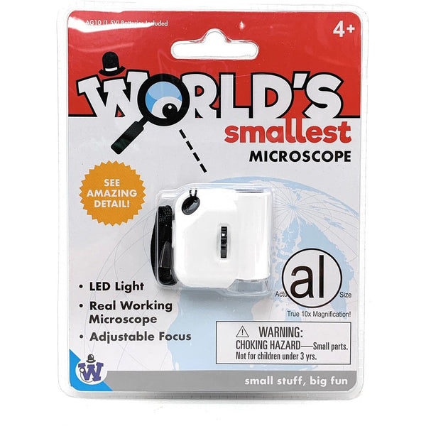 World Smallest Microscope 111216 White – ivaluemart